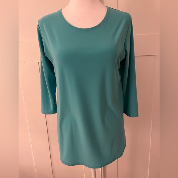 Sympli | Tops | Sympli Size Aqua Color Knit Top | Poshmark